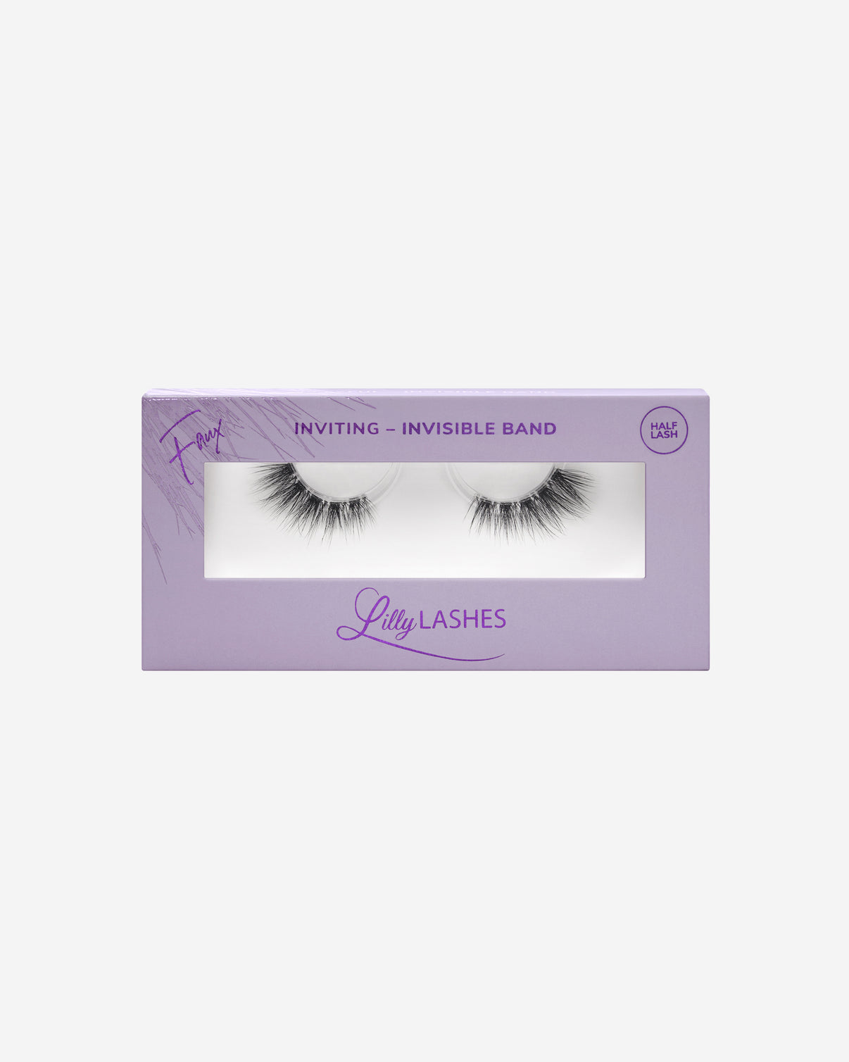 Inviting Half Lash | Sheer Invisible Band Eyelashes | Lilly Lashes