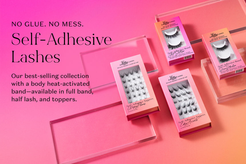Self-Adhesive Lashes – Lilly Lashes